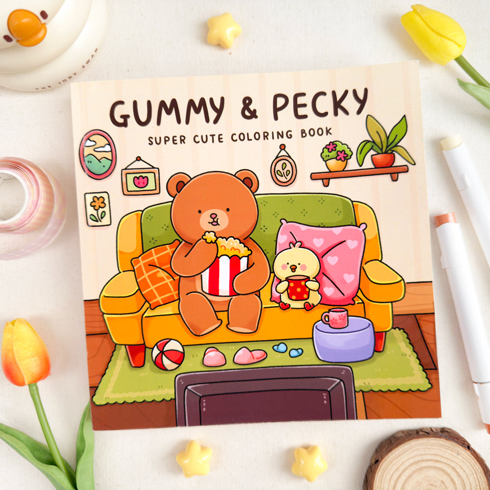 Gummy & Pecky Coloring Book – Vivi Tinta