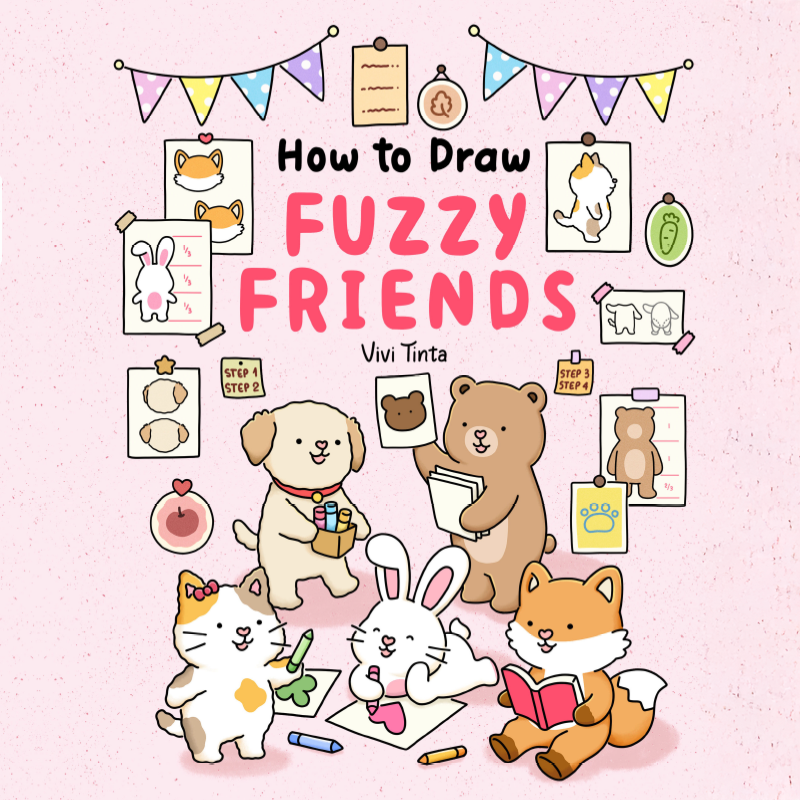 How to Draw Fuzzy Friends – Vivi Tinta